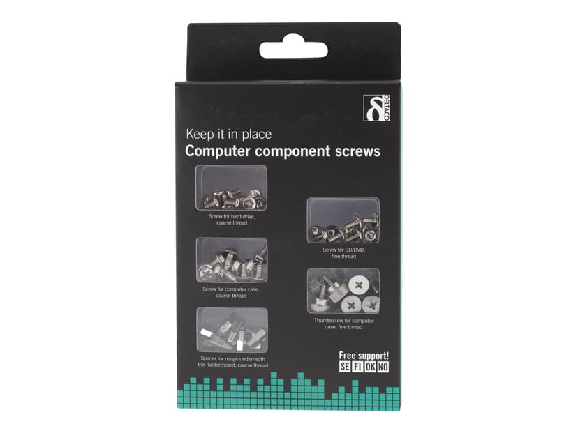 Deltaco Skruv/Spacer till Chassi/HDD(paket om 50) | Dustin.se