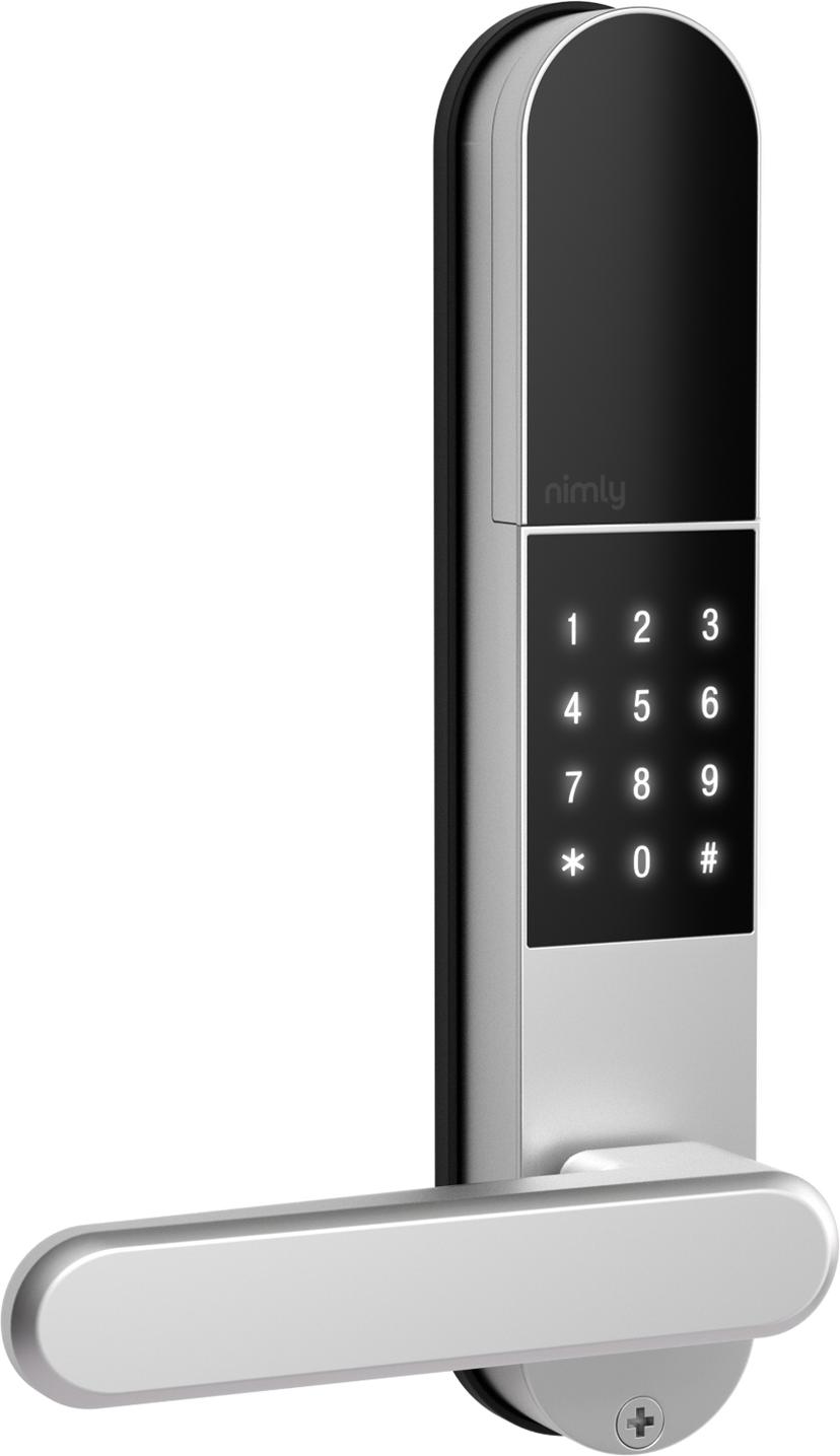 NIMLY Nimly Touch Pro Black (silversvart) Smart Lås | Dustin.se