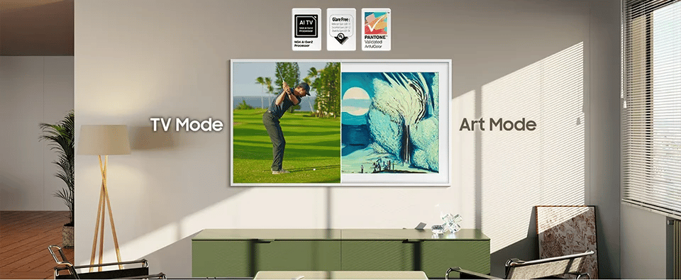 Samsung The Frame 55" 4K QLED Smart TV (2025) (TQ55LS03FAUXXC)